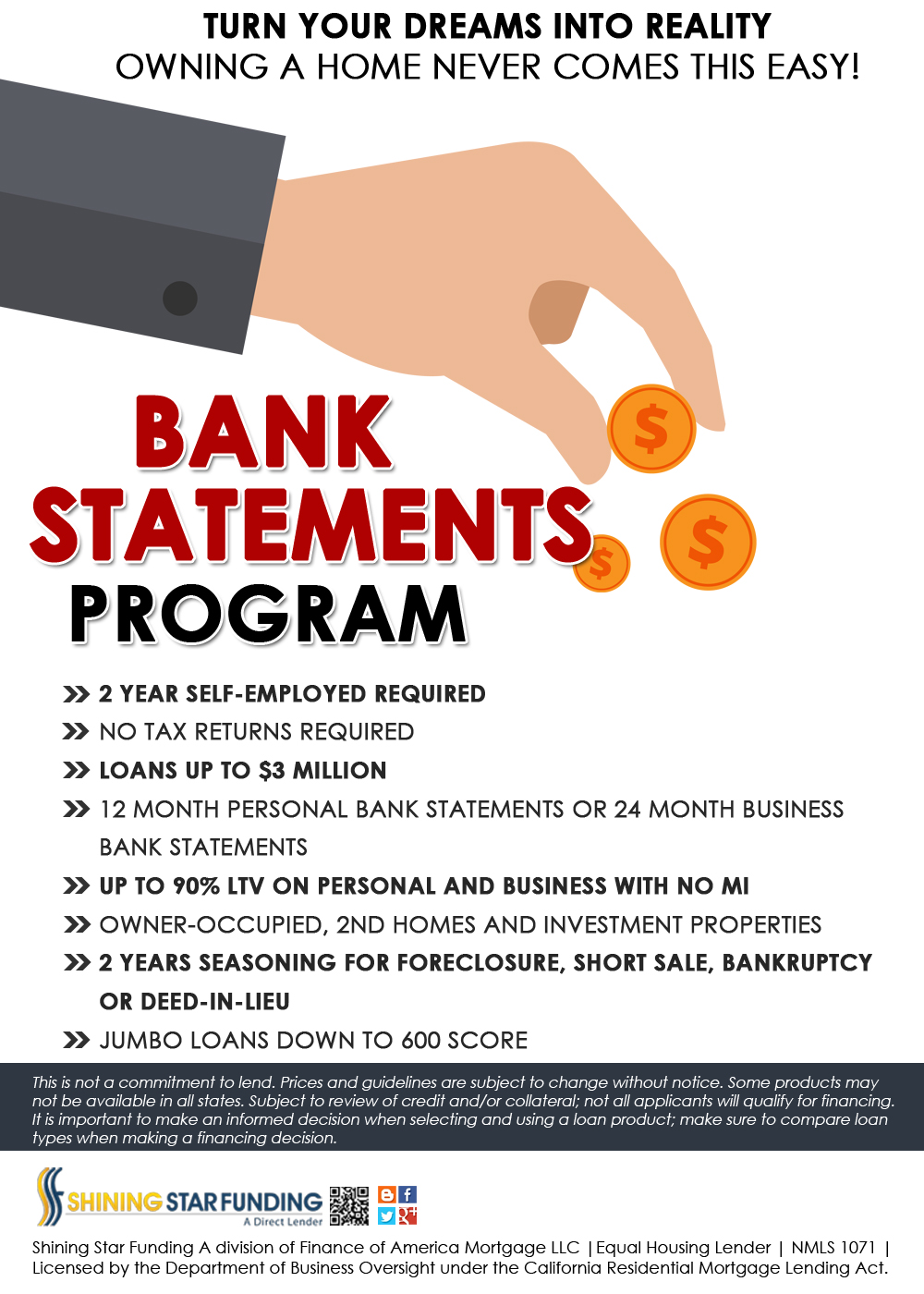 Bank Statements Program 18 | Shining Star Funding